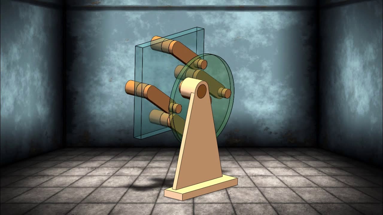 Crank Driven Four Parallel Rod Mechanism - YouTube