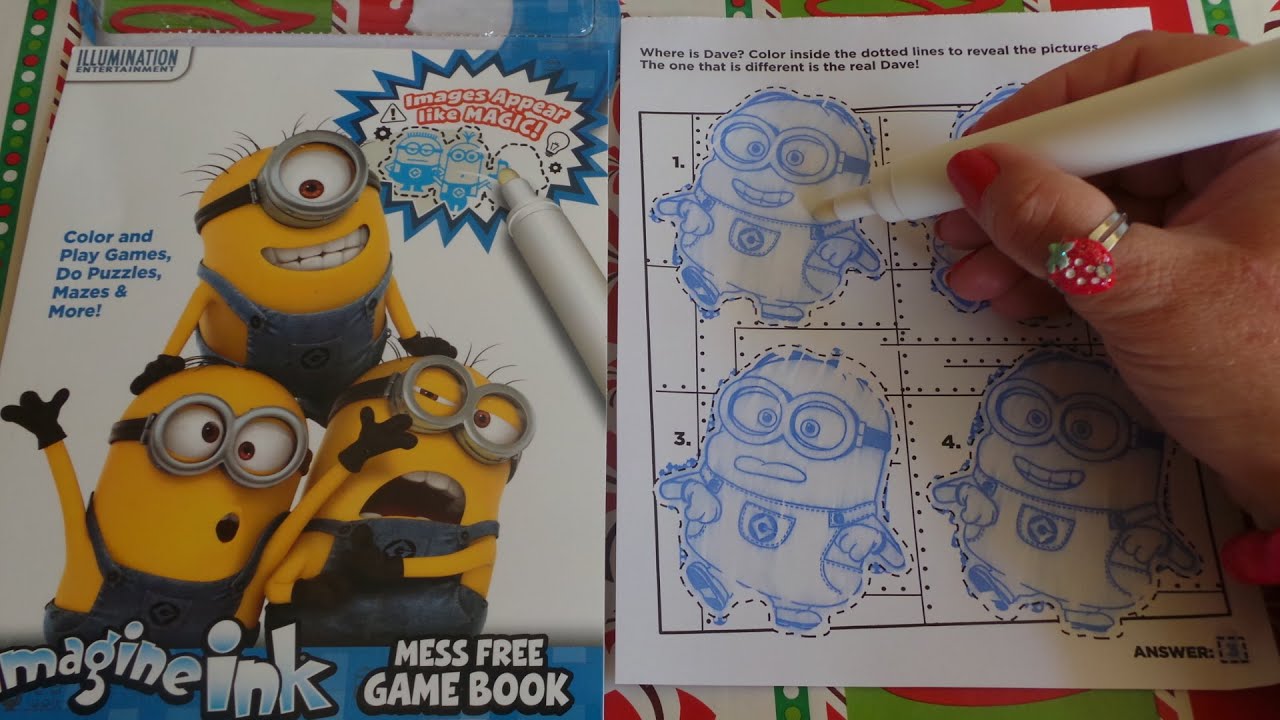 Despicable Me Minions Imagine Ink The rise of gru #gentleminions - YouTube