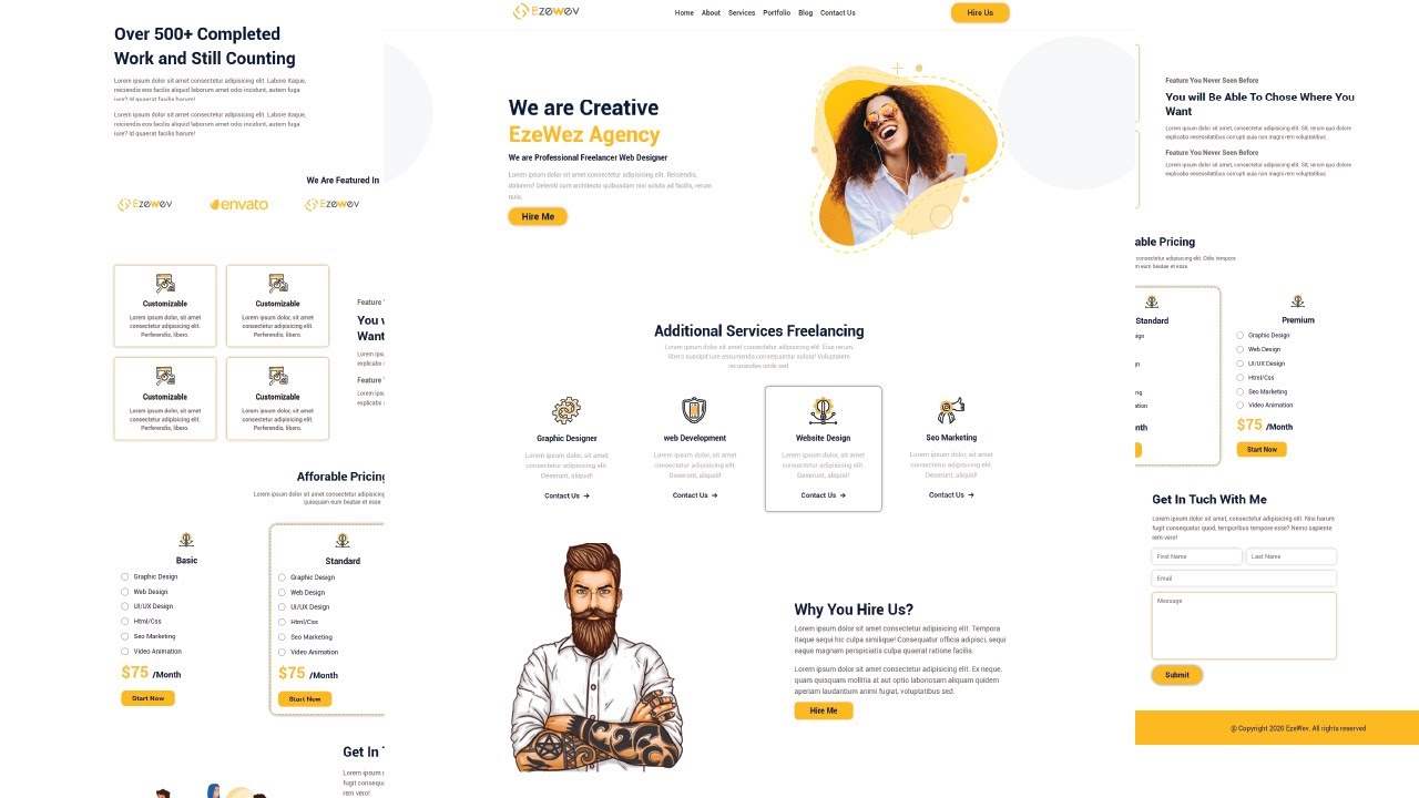 How To Make An Agency Website Using Html Css And Javascript 5854