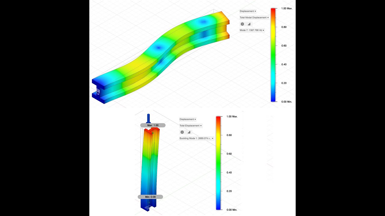 Fusion 360 Simulations: Modal Analysis and Buckling - YouTube