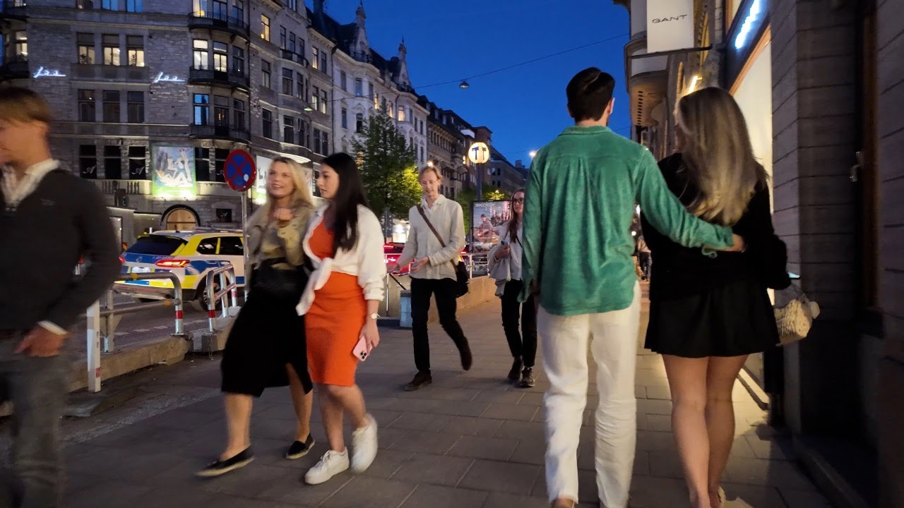 Stockholm, Sweden - Nightlife | Night Walk - 4K - YouTube