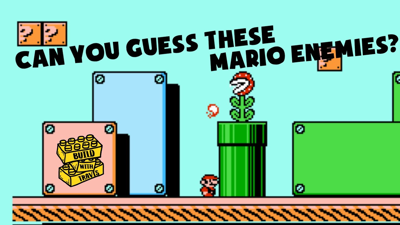 Can You Guess These Classic Mario Baddies Before I Finish Building Them ...