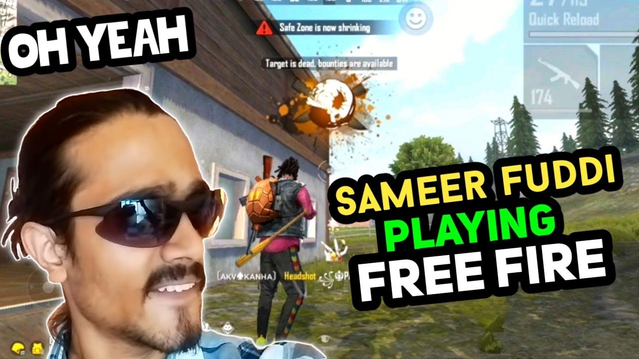 SUMEER FUDDI PLAYING FREE FIRE || (BB KI VINES) OH YEAH...😂 PLAY FREE ...