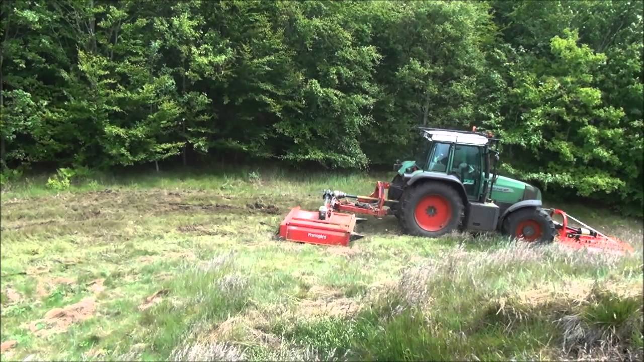 Fransgård FKR 150 and FKR 200BF Chain mower - YouTube
