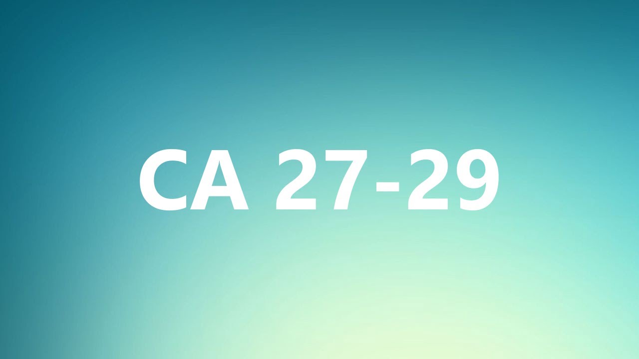 CA 27-29 - Medical Definition and Pronunciation - YouTube