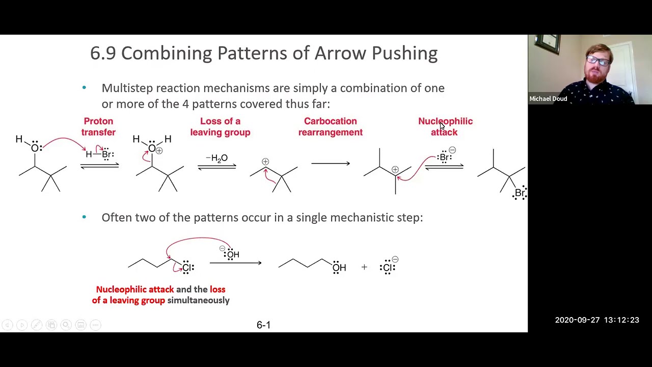 CHEM 231 Lecture 23: Combining the Patterns of Arrow Pushing - YouTube