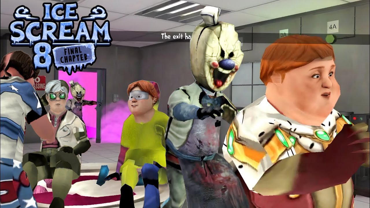 Ice Scream 7 But Ice Scream 8 New Update Customised Characters Full ...