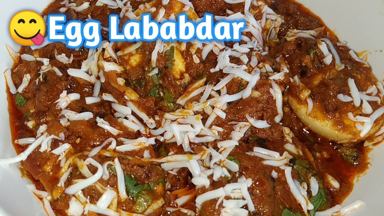 EGG LABABDAR RECIPE IN TELUGU || CREAMY EGG MASALA CURRY || ANDA ...
