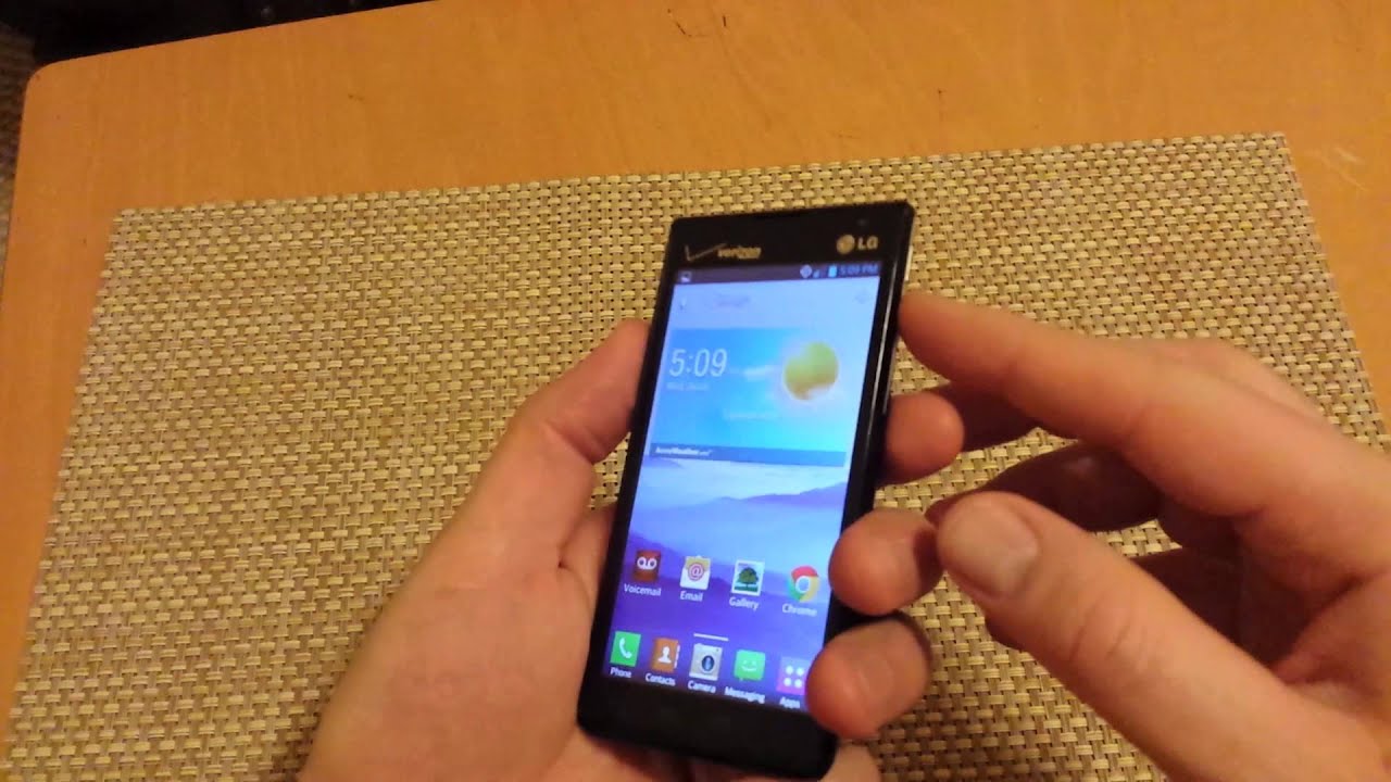 LG Lucid 2 How to take or capture a screen shot. Take a photo of the ...