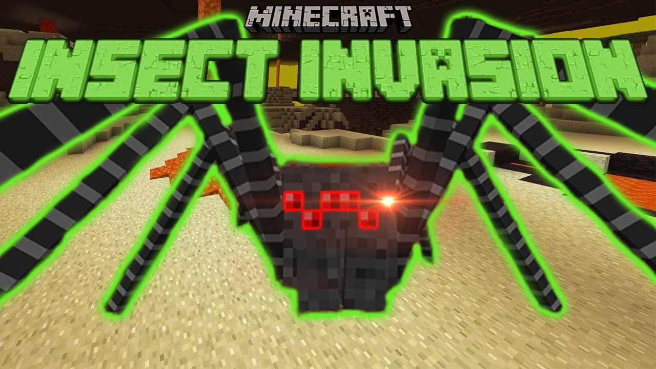 Modded Minecraft, but it's an INSECT APOCALYPSE - YouTube