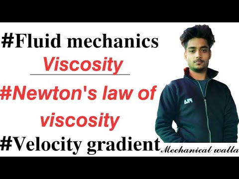 Viscosity and newton's law of viscosity mechanical property of fluid ...