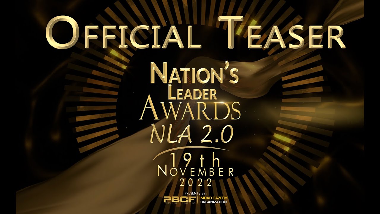 Nation's Leader Awards | NLA 2.0 | Teaser | On 19 November 2022 | PBCF ...