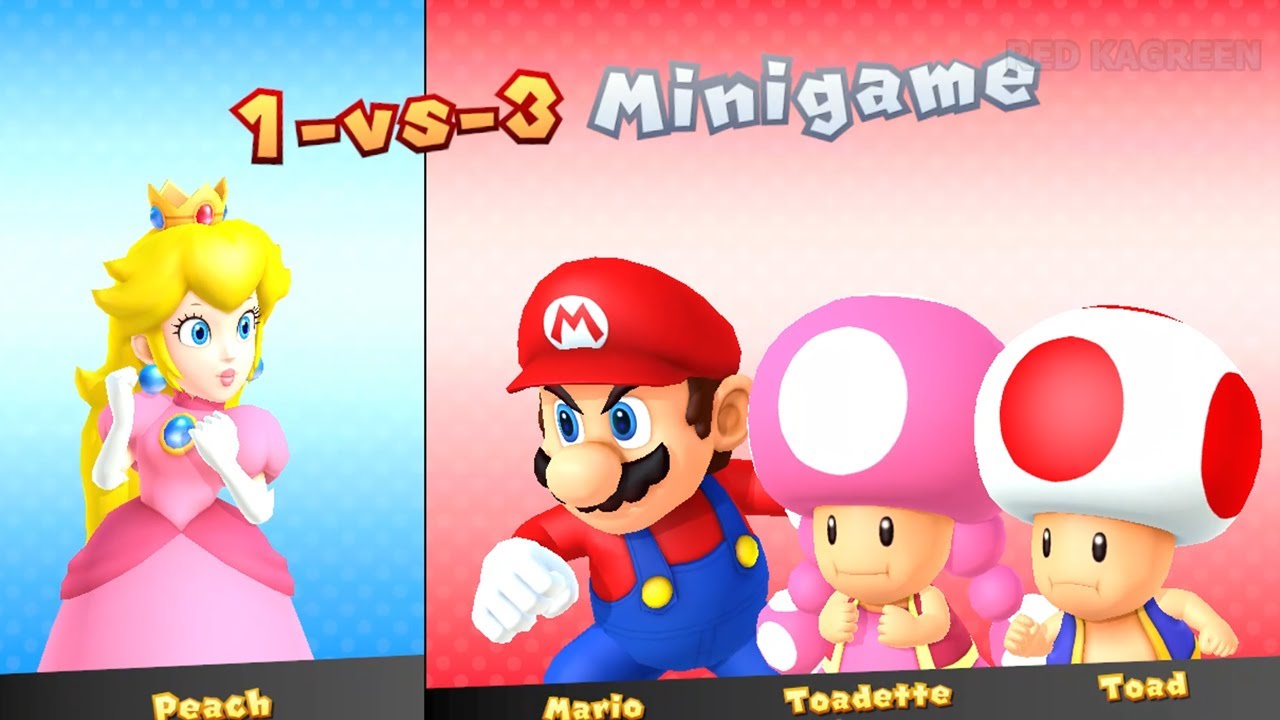 Mario Party 10 Airship Central - Toad vs Toadette vs Mario vs Peach ...