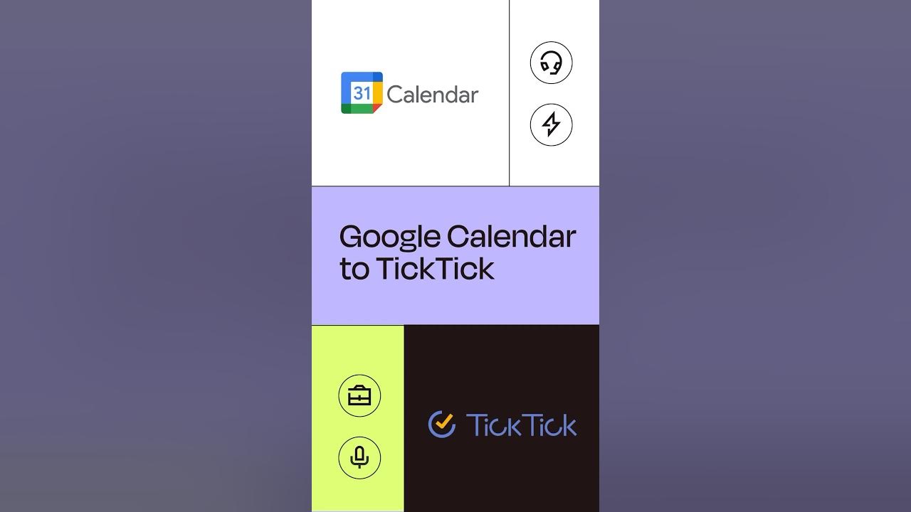 How to Connect Google Calendar to TickTick- Easy Integration Tutorial - YouTube