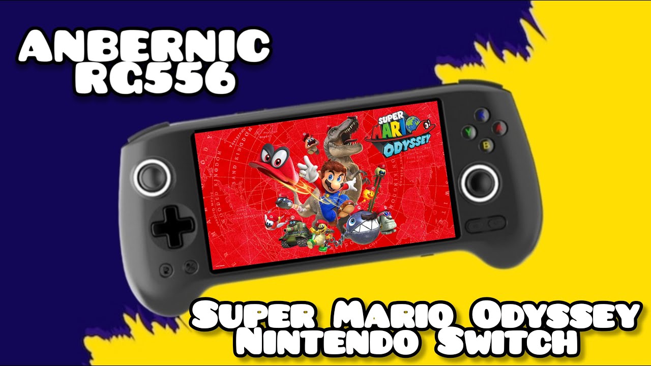 ANBERNIC RG556 - Super Mario Odyssey - Nintendo Switch - YouTube
