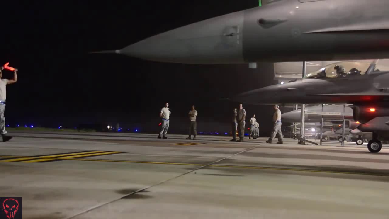 Military | U.S. F-16 Fighter Jet Operations • Lask Air Base Poland ...