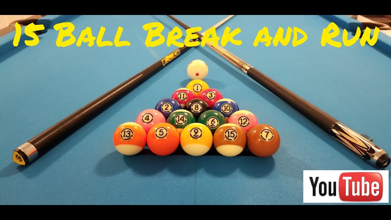 15 Ball Break and Run In Under 2 Minutes - YouTube