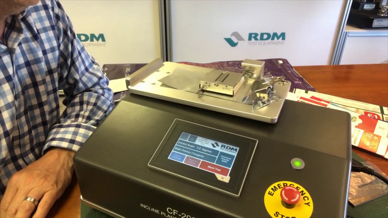 CF-200i Inclined Plane Friction Tester Introduction - YouTube