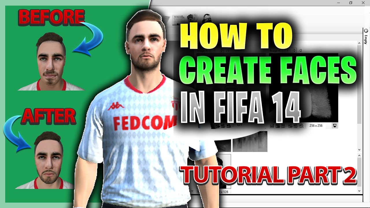 HOW TO CREATE FACES IN FIFA 14 | CREATION MASTER | TUTORIAL PART 2 ...