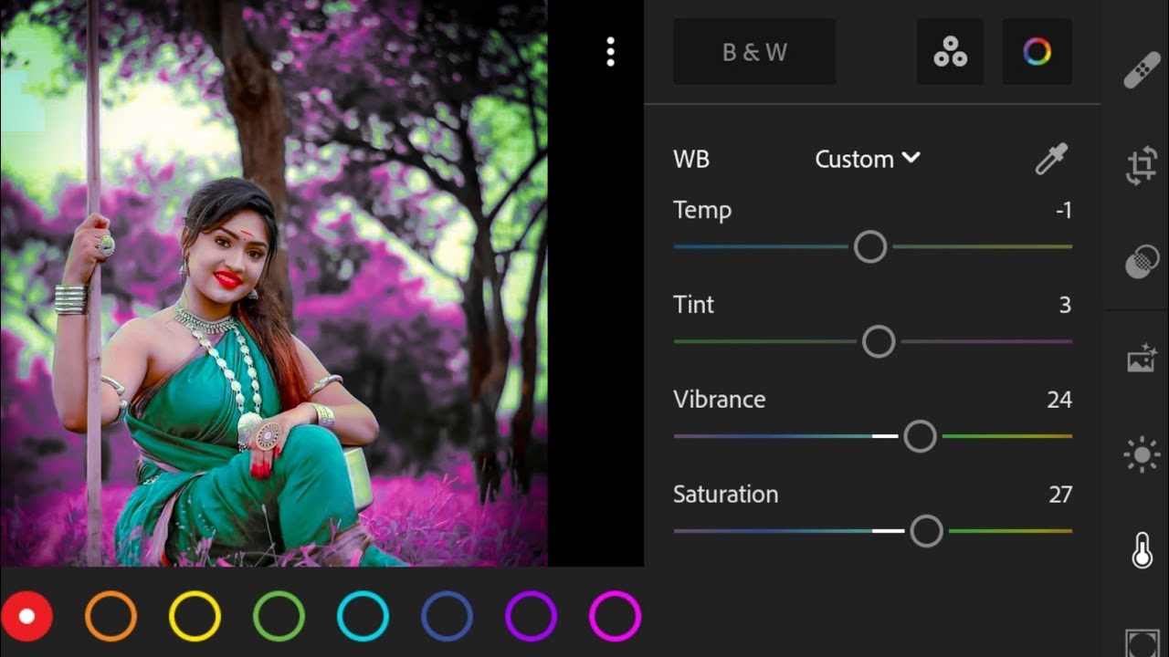 lightroom parpal color photo editing// lightroom colors change 😁👍👍 ...