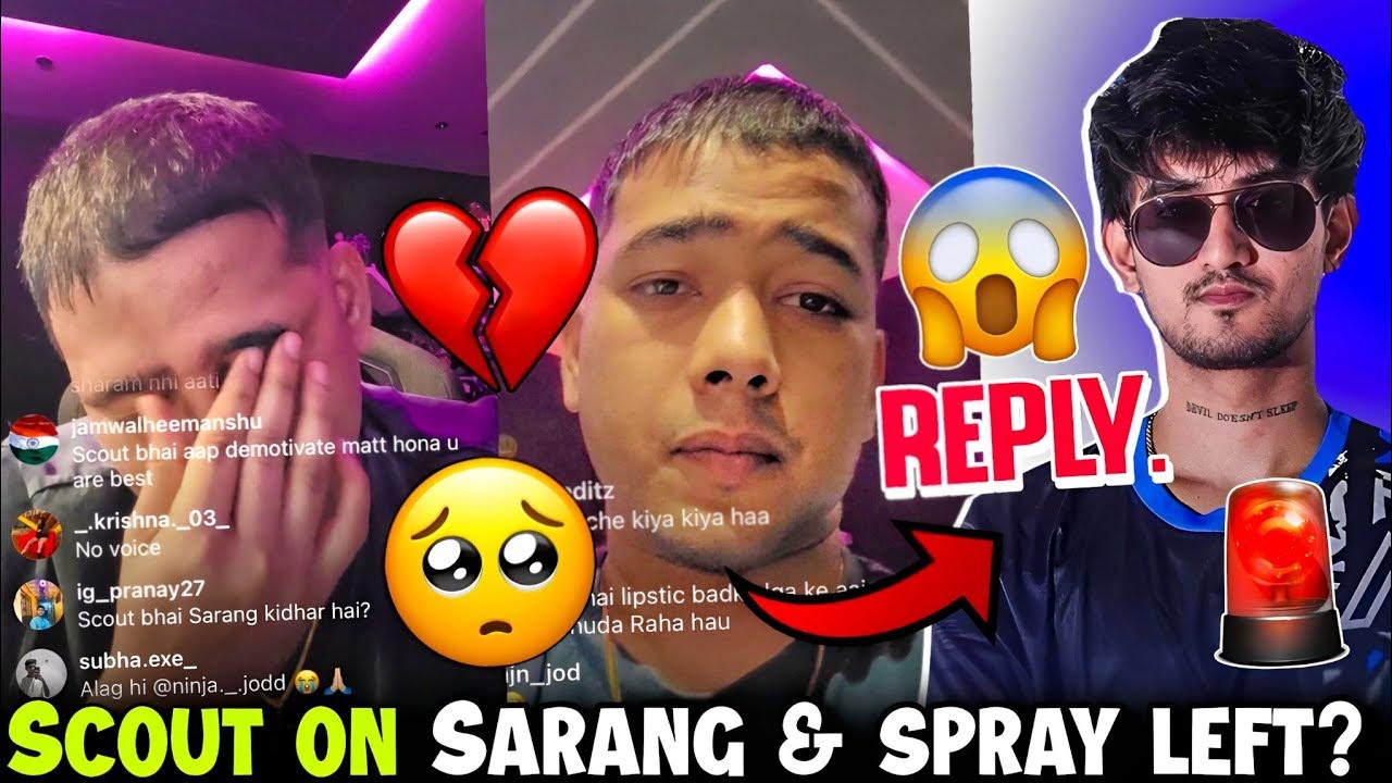 SCOUT on RNTX & Sarang SprayGod 😱 Reply PrinceOG Matter🚨 - YouTube