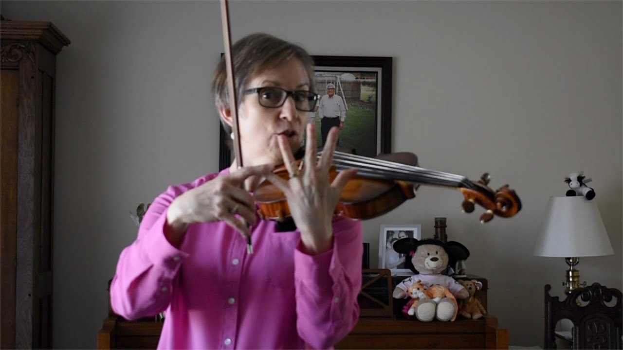 Violin & Viola Video 17 - Fingering "Open the Hand with Finger Patterns ...