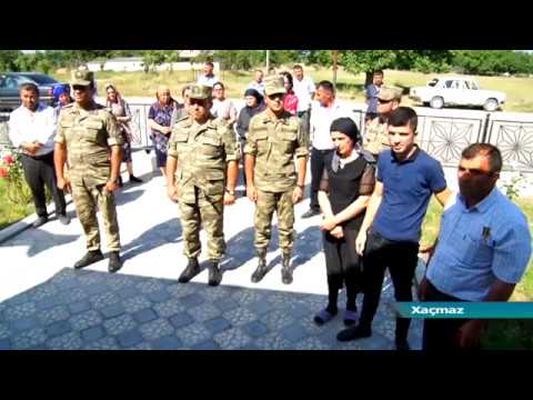 Xaçmazda Şəhid Əmrah Yüzbəyovun təltif edildiyi medal ailəsinə verilib- ARB Şimal
