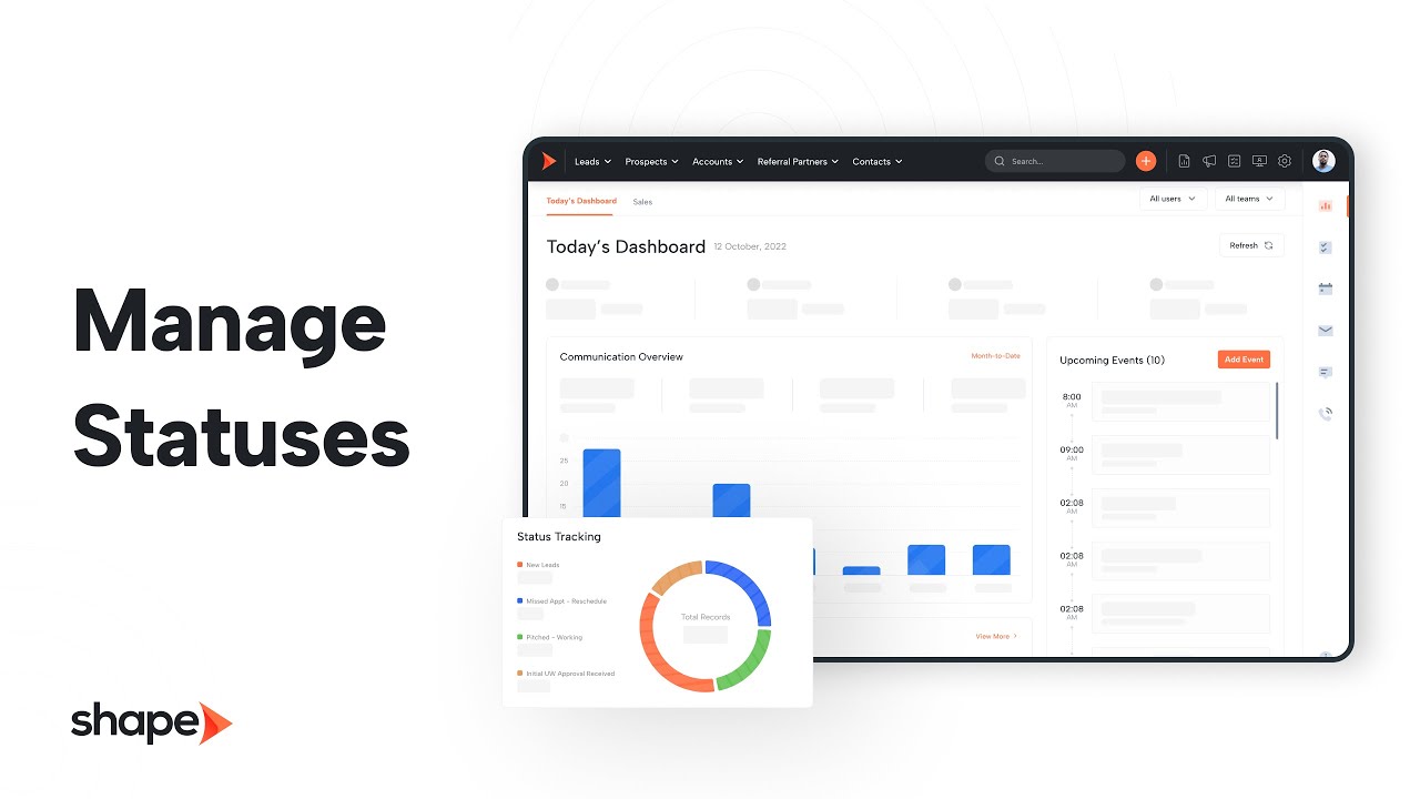 Managing Statuses in Shape Software CRM - YouTube