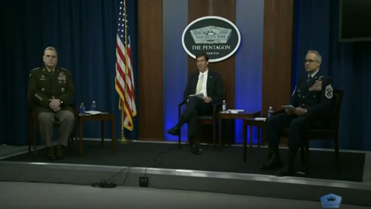 Top DOD Officials Hold Virtual Town Hall Meeting - YouTube