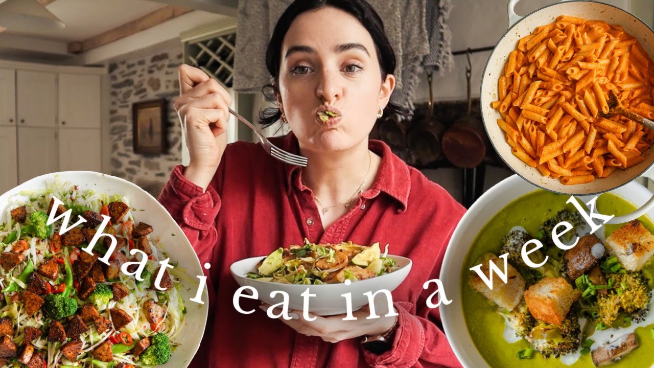 WHAT I EAT IN A WEEK | Realistic Vegan Week of Meal Prep - YouTube