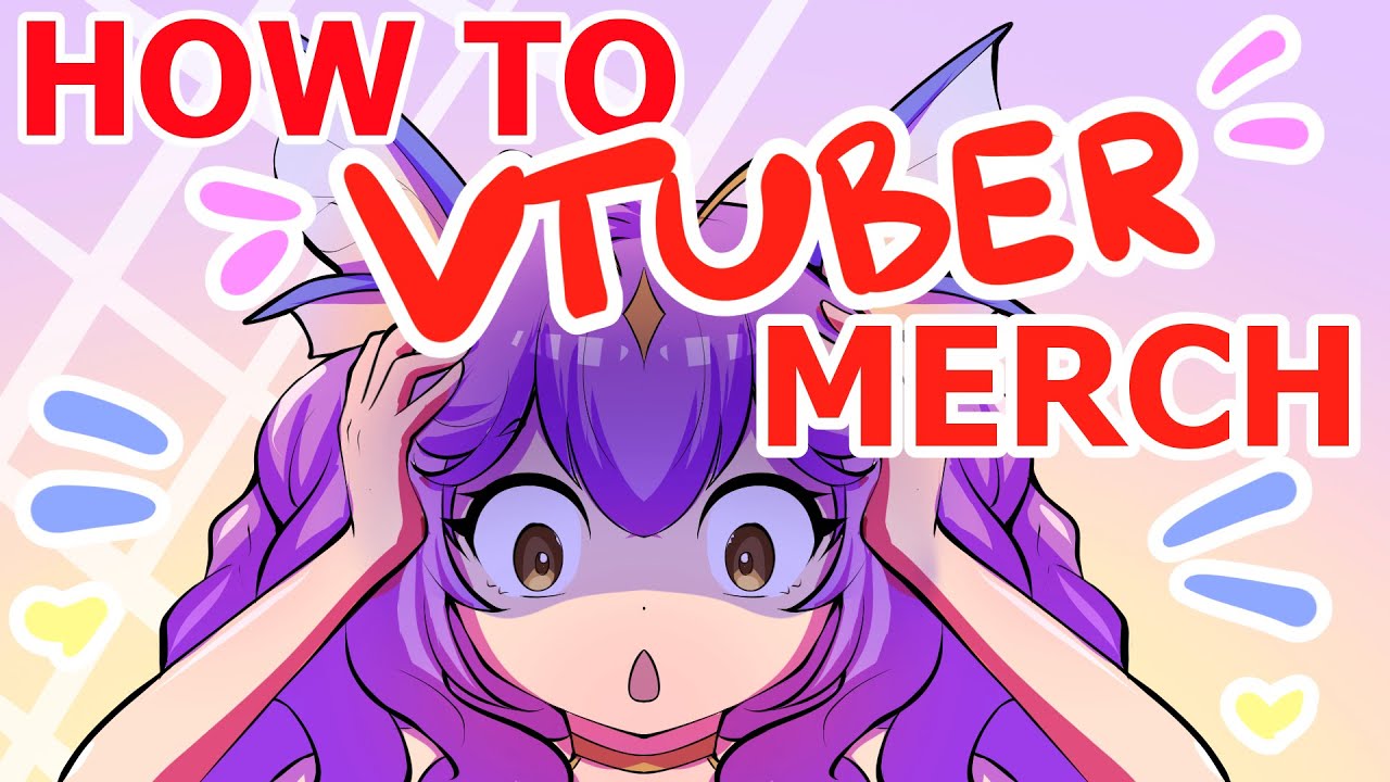 How to make your own MERCH as a VTUBER! - YouTube