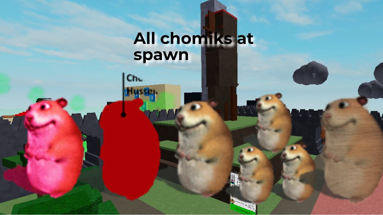 How to find every chomik in the spawn | roblox find the chomiks - YouTube