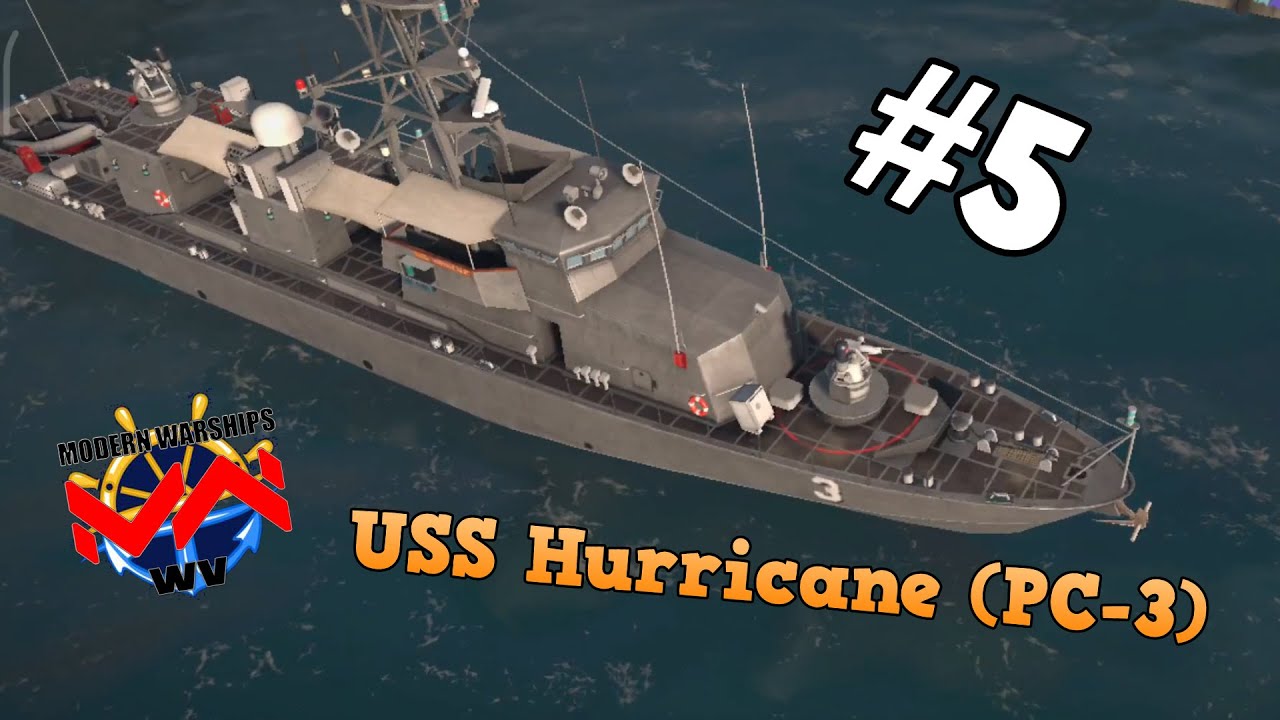 MODERN WARSHIPS #5 - USS Hurricane (PC-3) #5 - Fighting in a Group ...