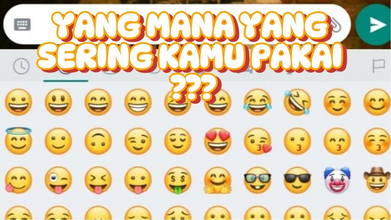 arti emoji wajah yang biasa kamu pakai di hp - YouTube