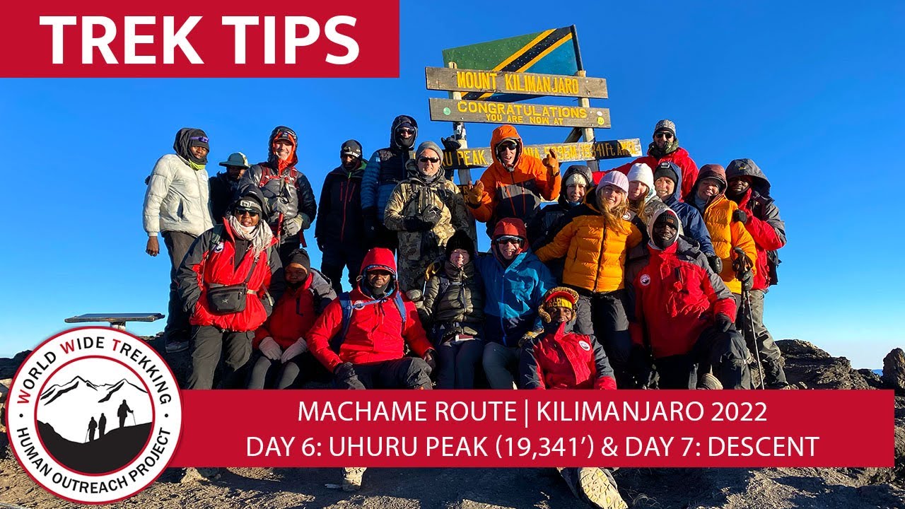 Kilimanjaro Climb Day 6 & 7: Uhuru Peak Summit & Descent | Trek Tips ...