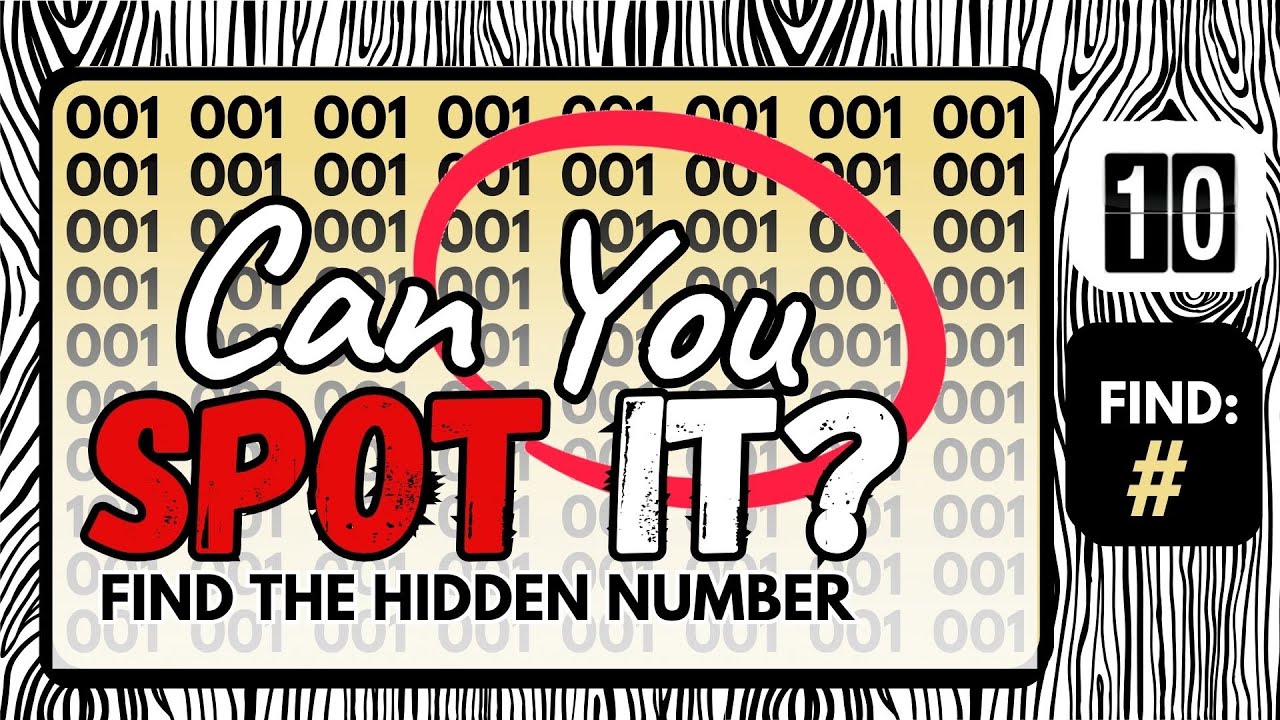 Optical Illusion Quiz to Sharpen Your Intelligence - Spot The Number ...