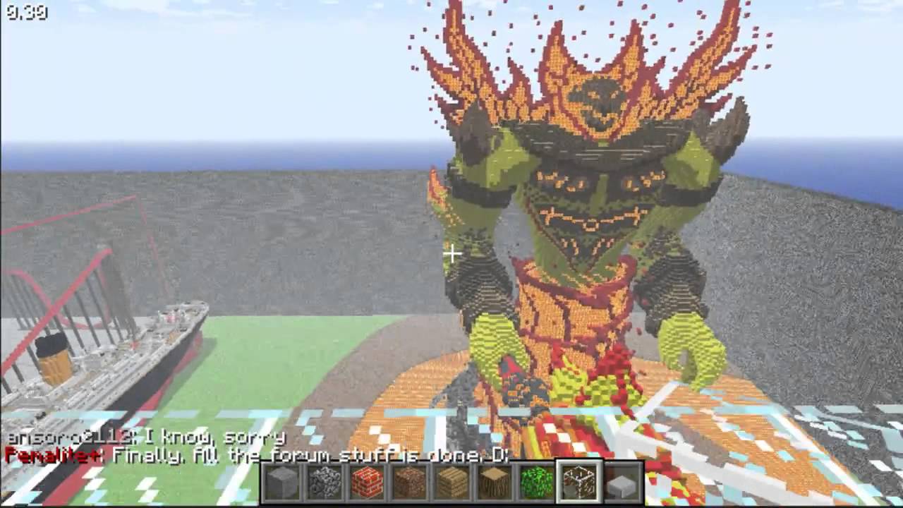 Minecraft Ragnaros - YouTube
