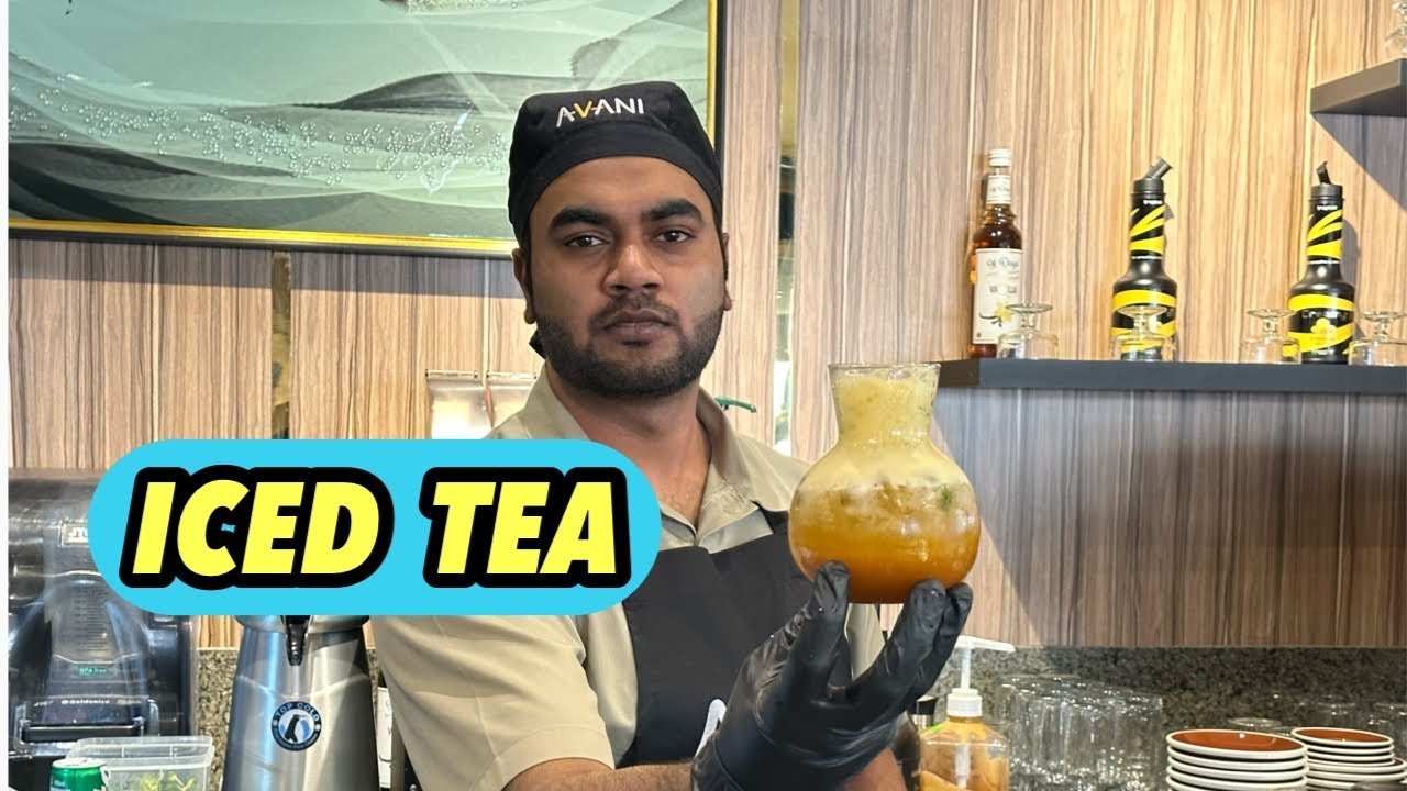 How to Make Iced Tea🍷🍹 || Saudi Arab 🇸🇦 Iced Tea Recepie || How to Make ...