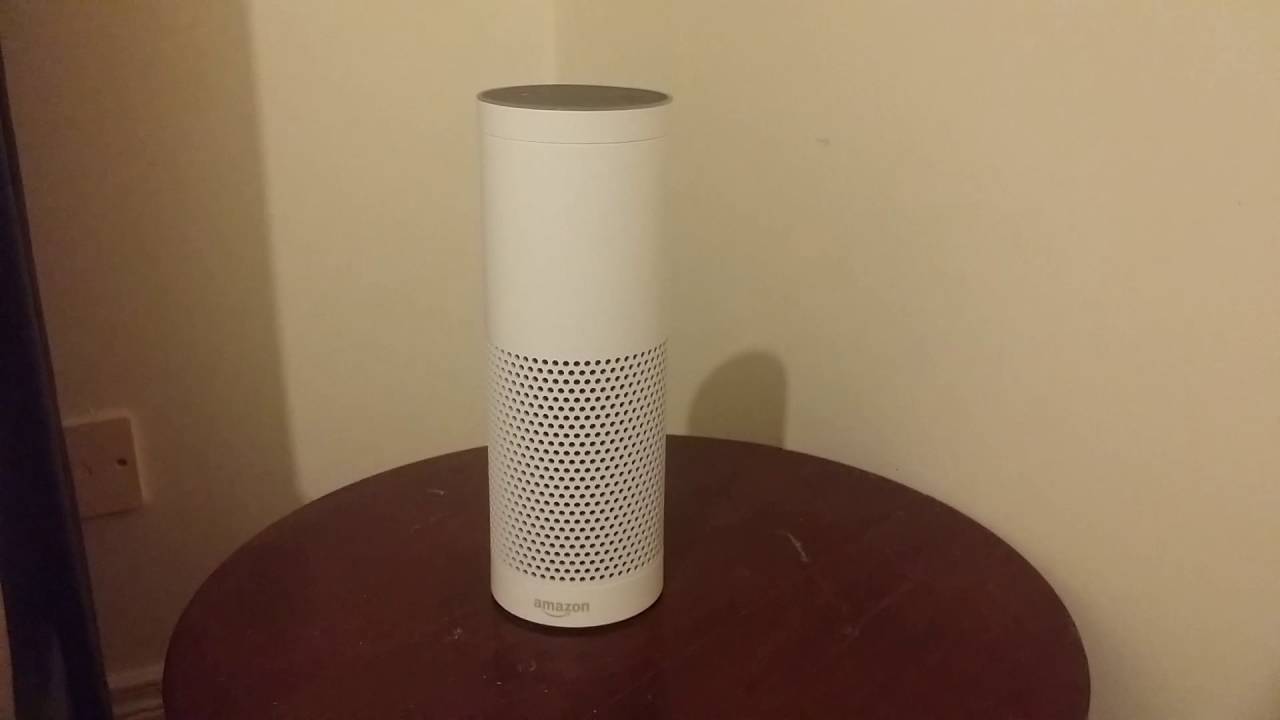 White Amazon Echo working in Ireland - YouTube