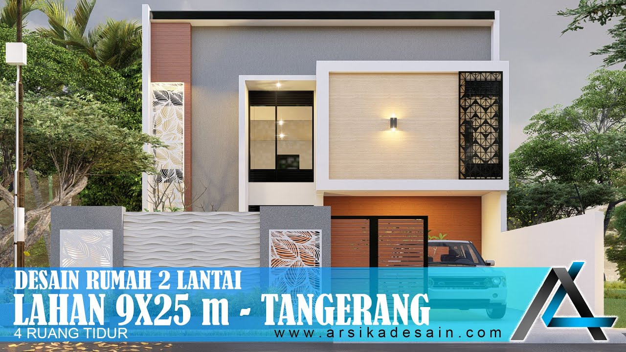 DESAIN RUMAH 9 X 25 METER I TANGERANG – DESAIN RUMAH MINIMALIS MODERN # ...