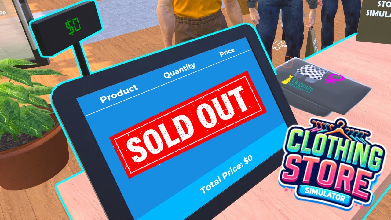 Clothing Store Simulator- Part 1- I Opened a MILLON Dollar Store! - YouTube