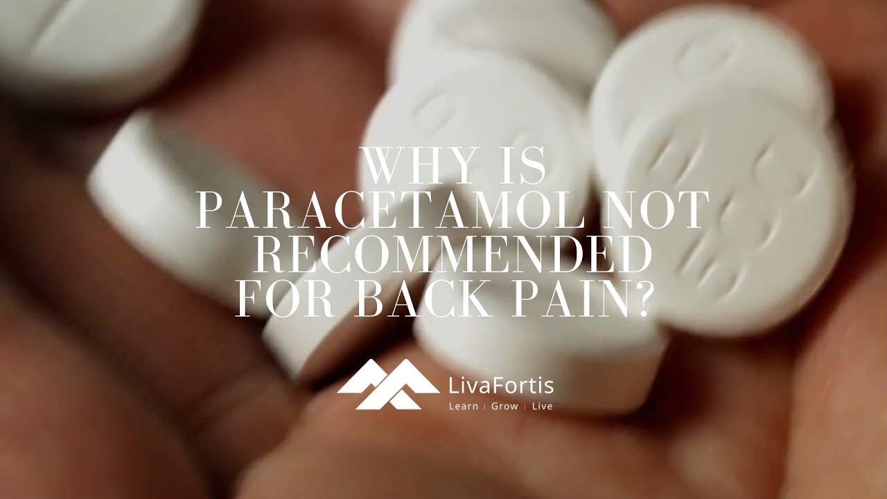 You won't believe why you shouldn't take paracetamol for back pain ...