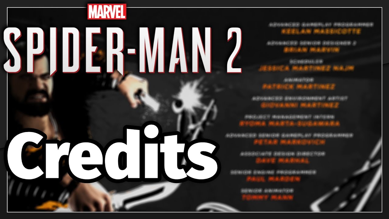 Spider-Man 2 - Credits [4K] - YouTube