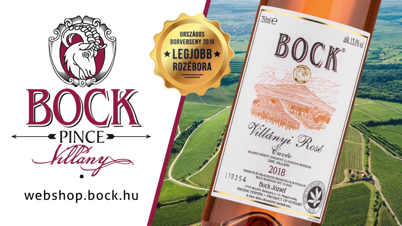 Bock Rosé Cuvée - 2019 legjobb rozébora - YouTube