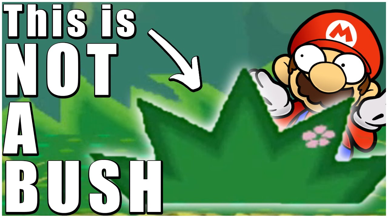 Paper Mario Has Weird Bush Rules - YouTube