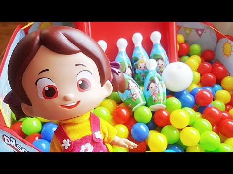 NİLOYA METE ve TOSPİK'li bowling seti aldık😍 oynadık cok eglendik💕