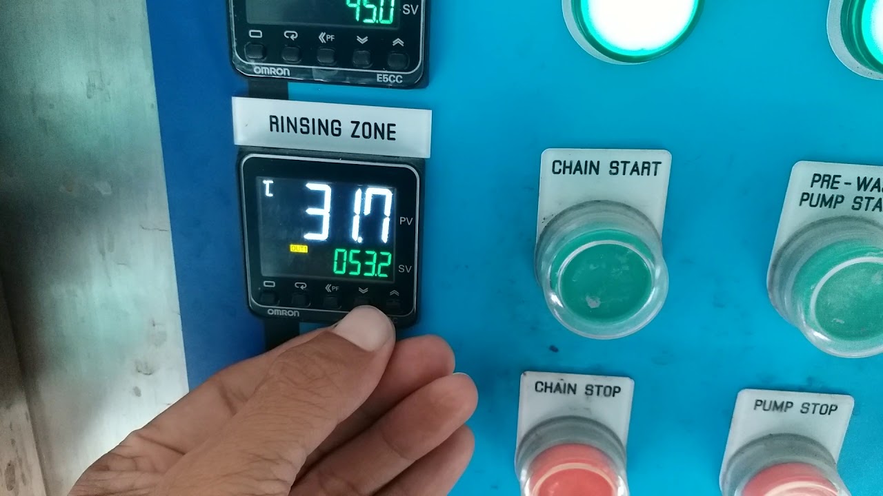 Unlock Key Display setting Omron e5cc - YouTube