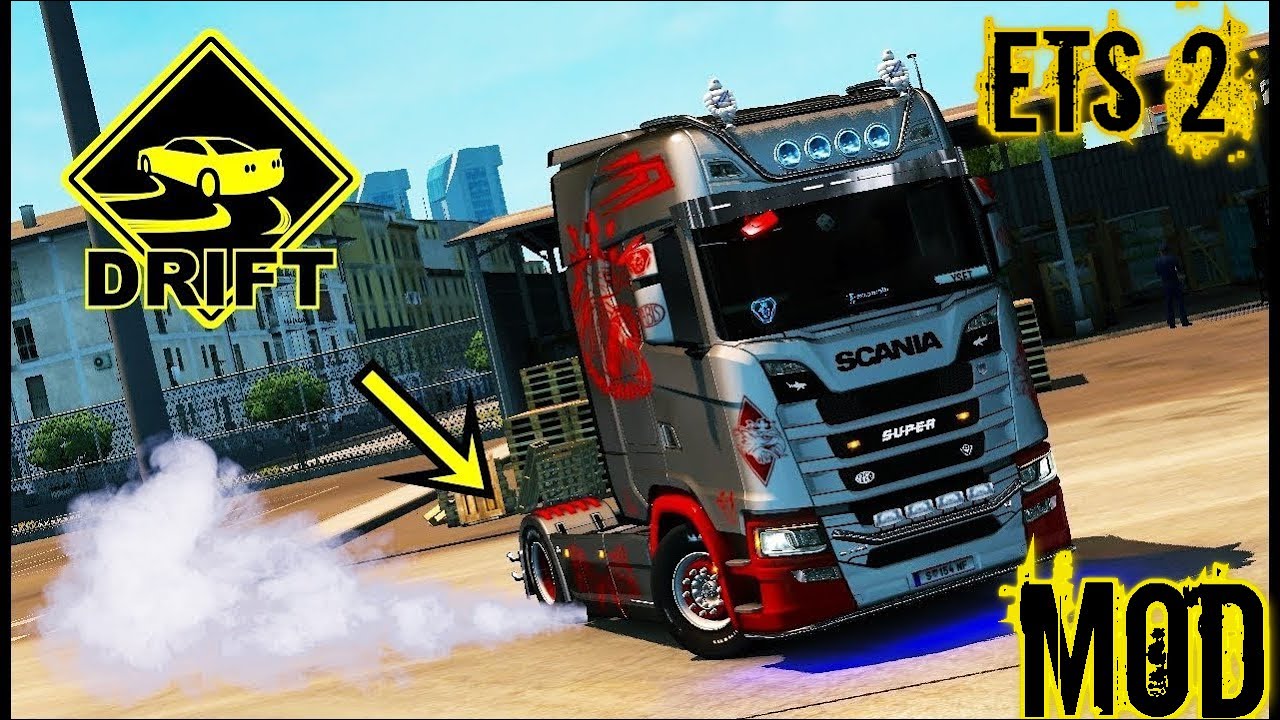 Drifting in ETS 2 Drift 2400HP - YouTube