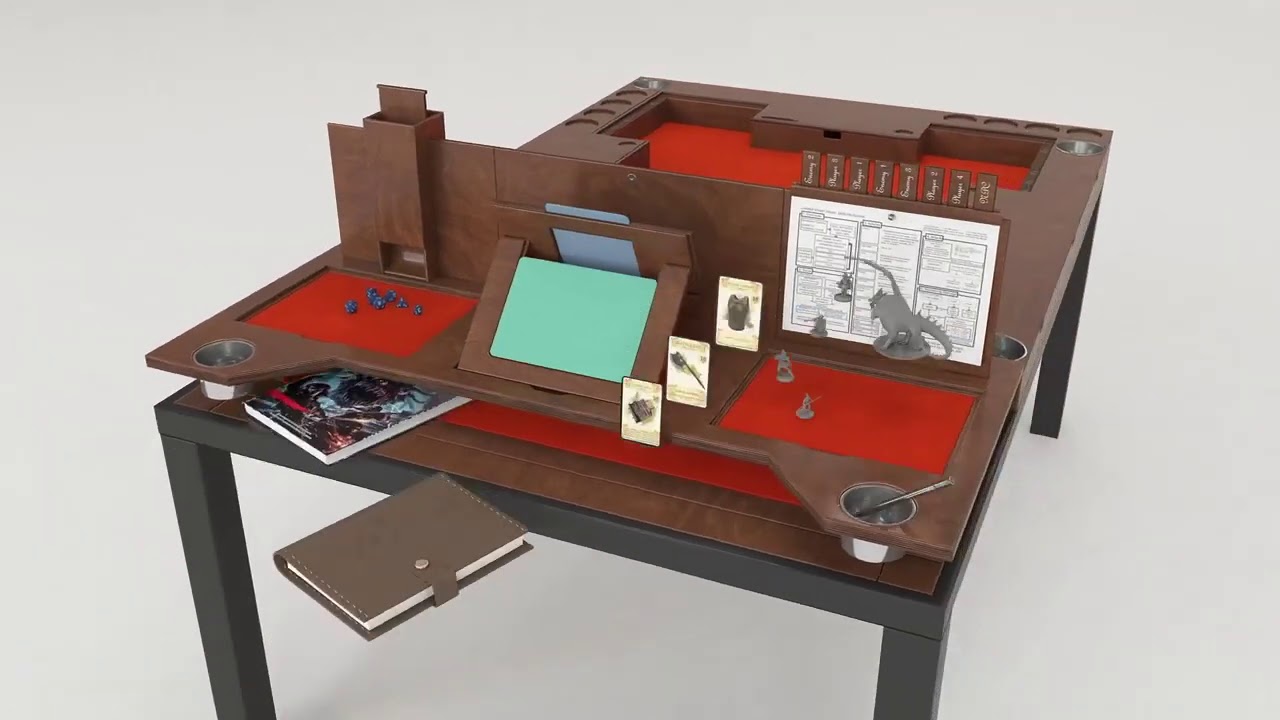 The only true RPG Table coming on Kickstarter soon ! - YouTube
