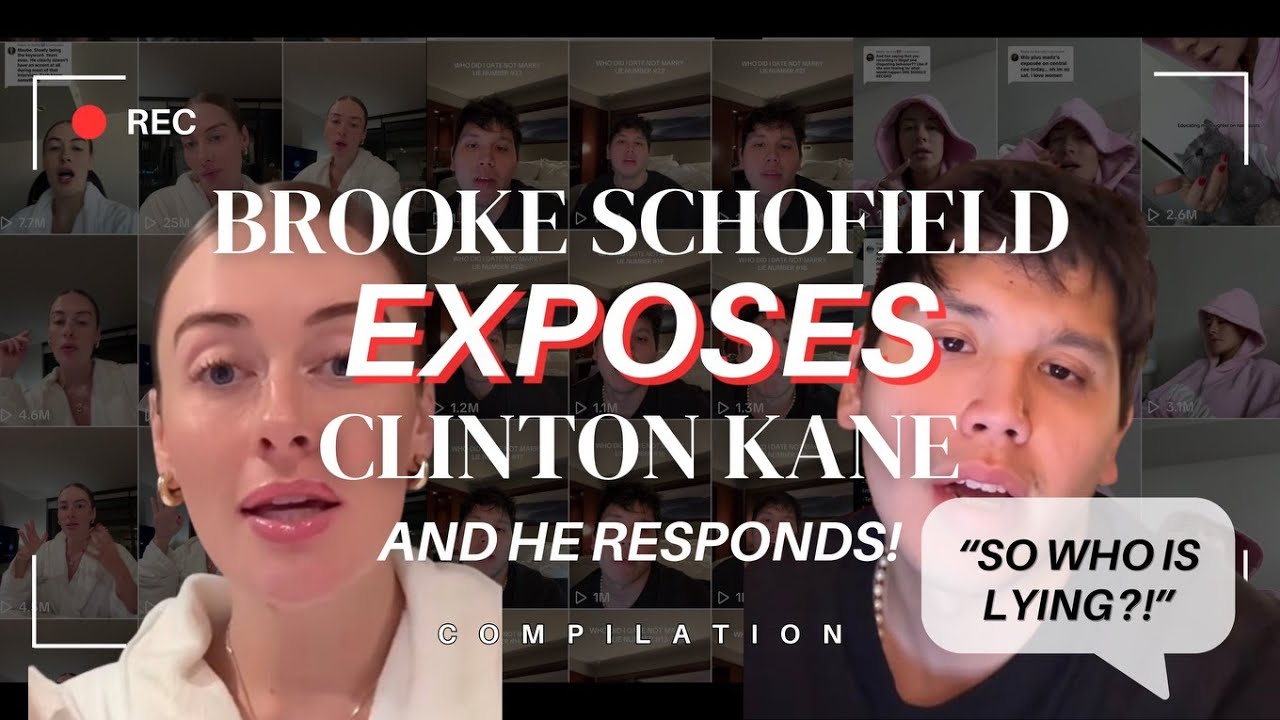Brooke Schofield & Clinton Kane TikTok Drama | All Parts Included ...